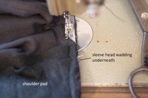 How to Sew Shoulder Pads and Sleeve Head Wadding by Machine – pattern ...
