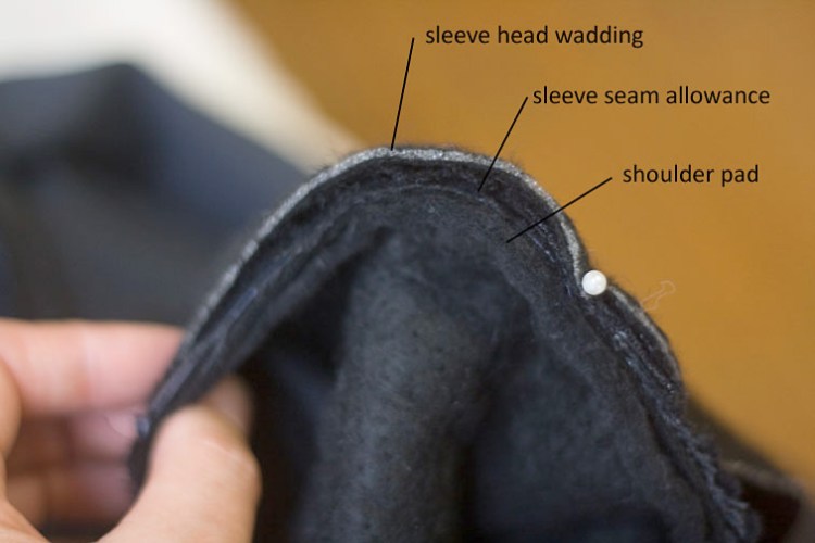 How to Sew Shoulder Pads and Sleeve Head Wadding by Machine – pattern ...