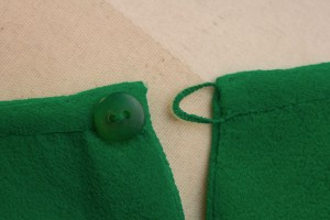 Tricks of the Trade: A Handworked Thread Loop – pattern scissors cloth