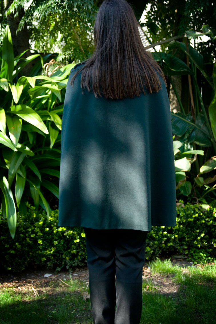 The Last Gasp of Winter Cape! – pattern scissors cloth
