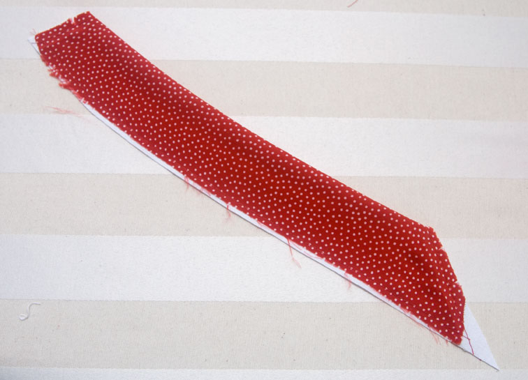 More Machine Underlining Tips – pattern scissors cloth