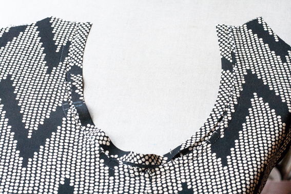 Tricks of the Trade: Invisible Binding – pattern scissors cloth