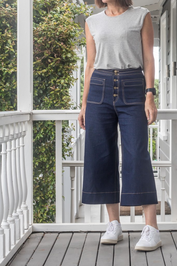 Denim Sailor Pants – pattern scissors cloth