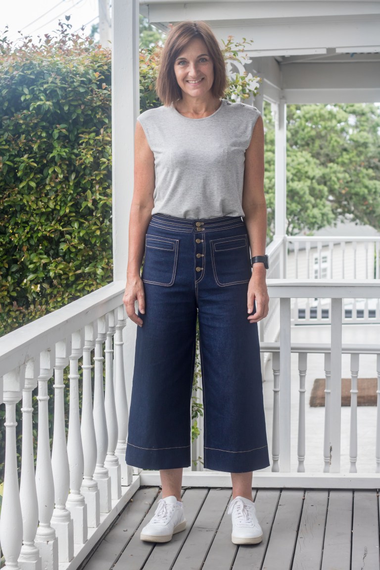 Denim Sailor Pants – pattern scissors cloth