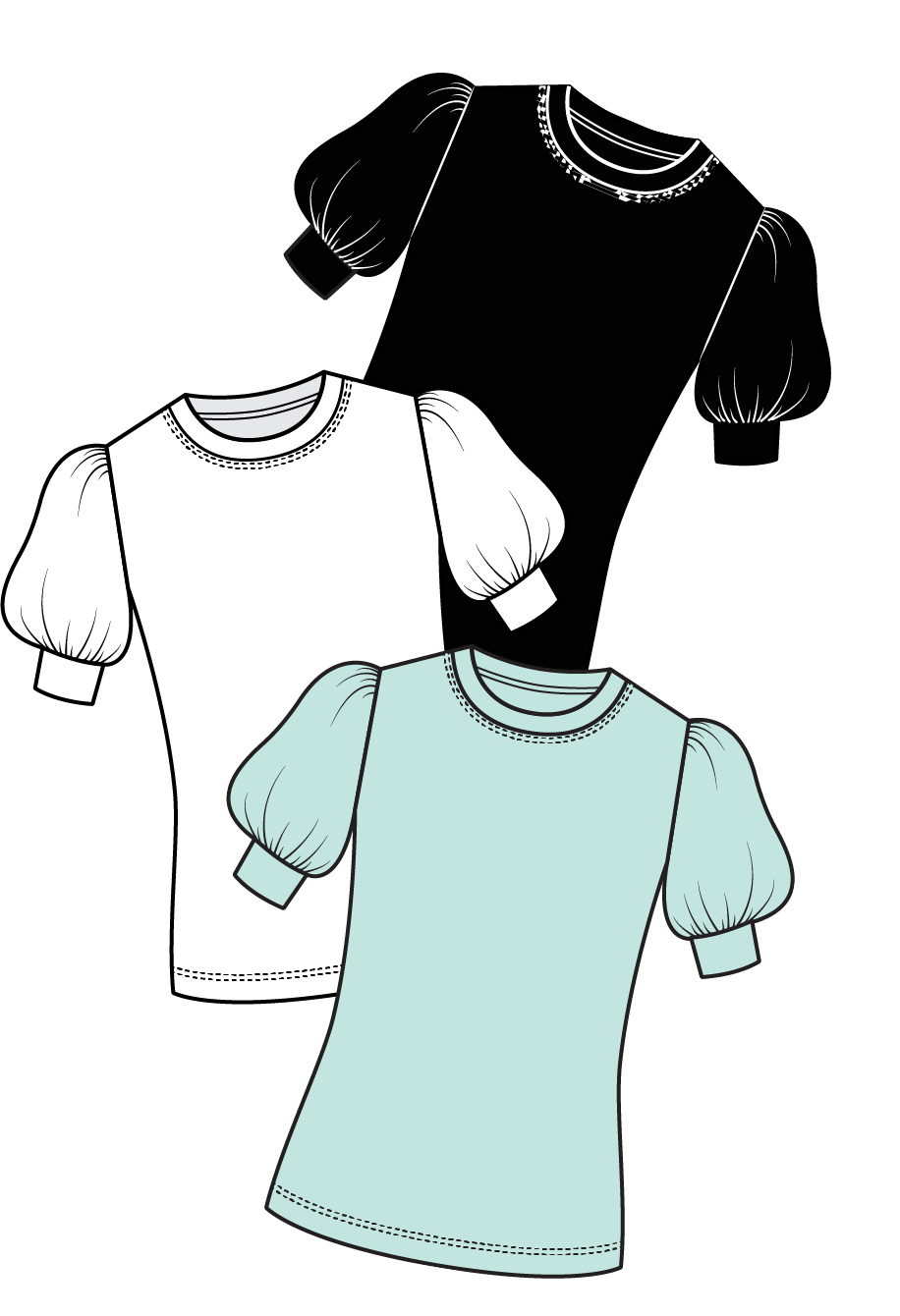 A Little Bit (OK, A LOT!) About Single Jersey – pattern scissors cloth